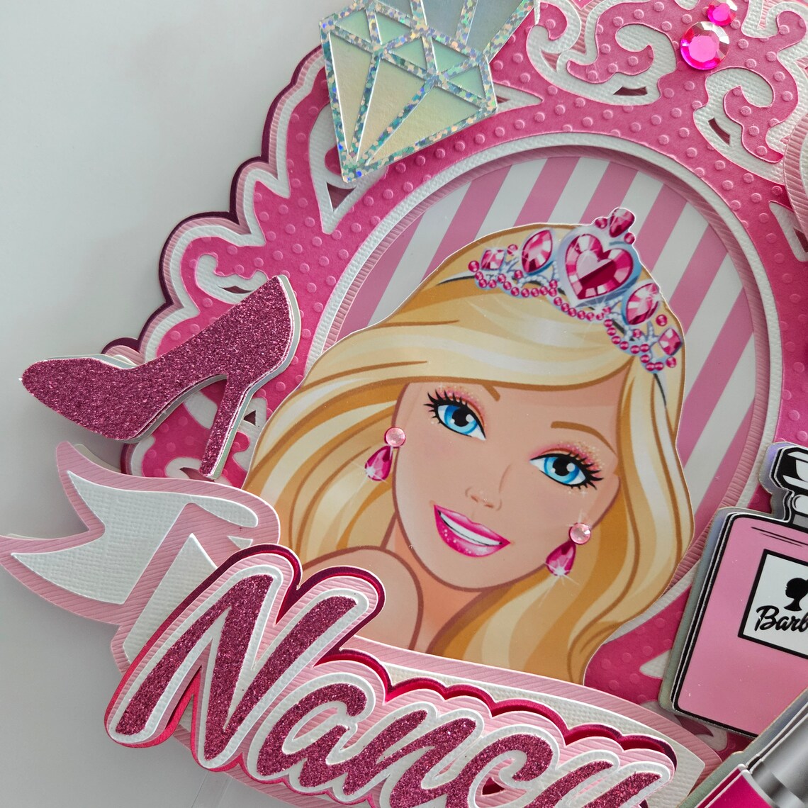 Fashion Doll Cake Topper Pink Doll Cake Topper - Etsy