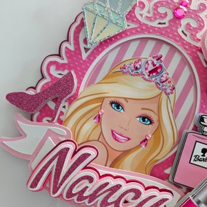 Fashion Doll Cake Topper Pink Doll Cake Topper - Etsy