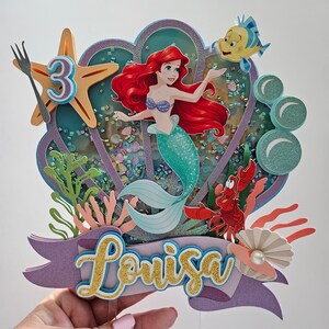 Mermaid Cake Topper - Etsy