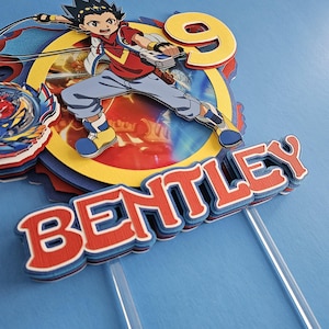 Beyblade Cake Topper Beyblade Party - Etsy