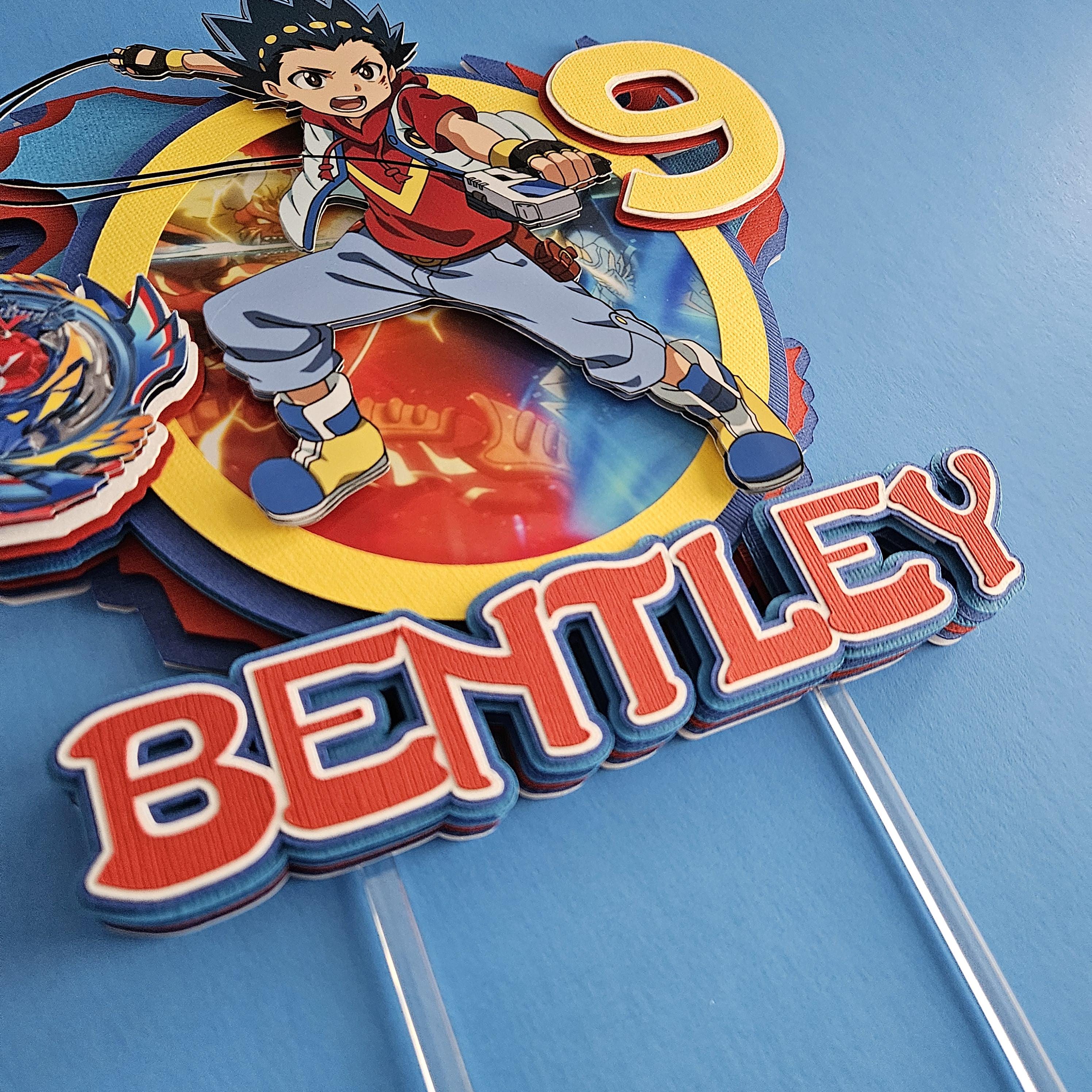 Beyblade Cake Topper Beyblade Party - Etsy