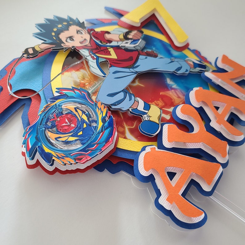 Beyblade Cake Topper Beyblade Party - Etsy