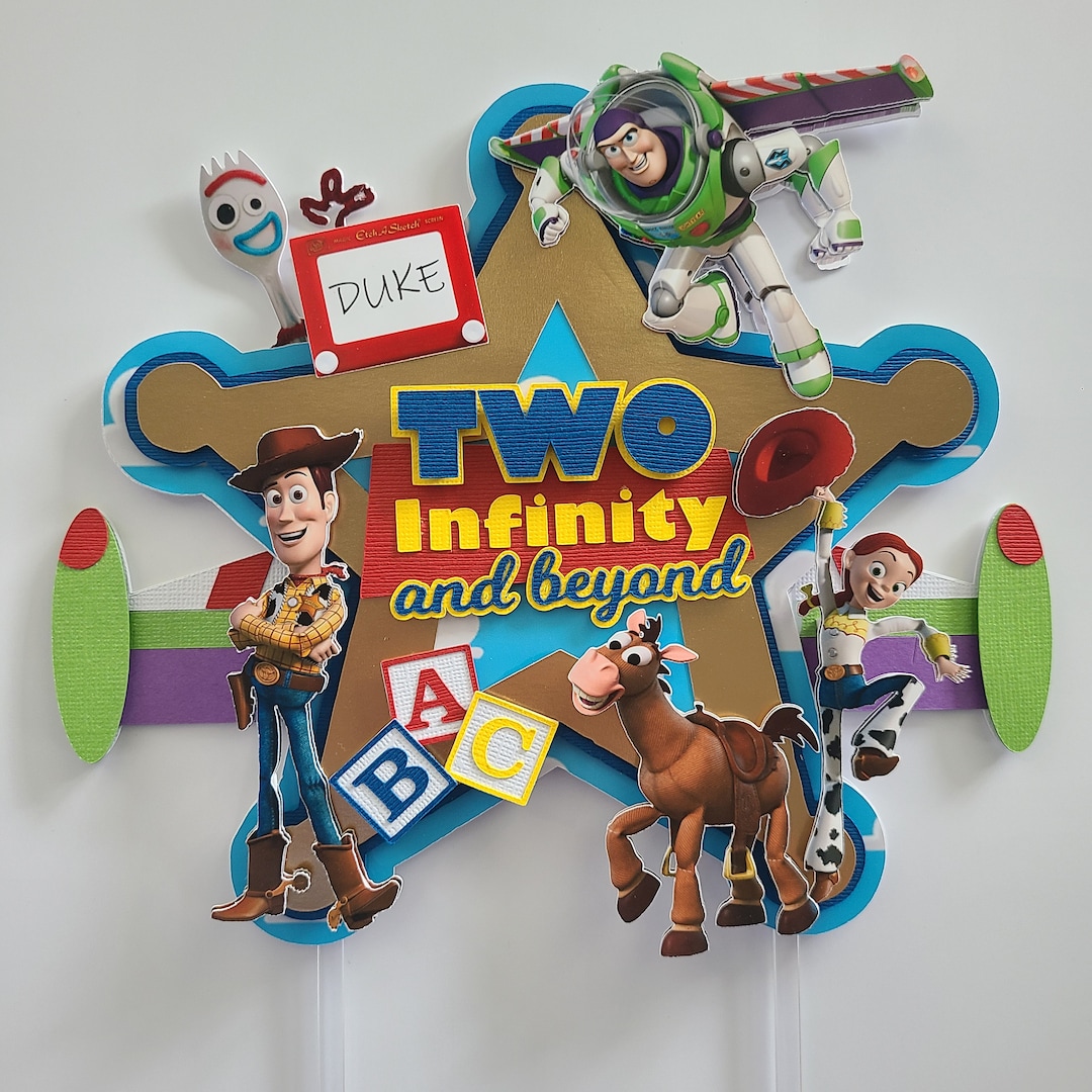 Toy Story Cake Topper Two Infinity and Beyond Cake Topper - Etsy