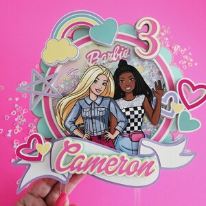 Fashion Doll Cake Topper Pink Doll Cake Topper - Etsy