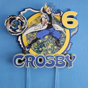 Beyblade Cake Topper Beyblade Party - Etsy