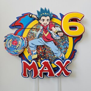 Beyblade Cake Topper Beyblade Party - Etsy