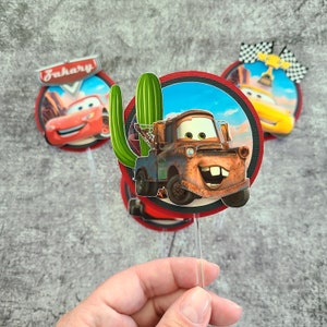 Cars Cupcake Toppers Mcqueen Cupcake Toppers Cars Party - Etsy