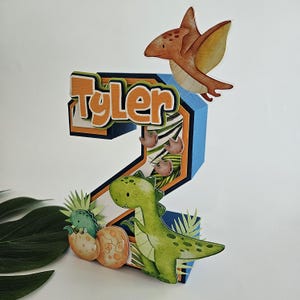 Dinosaur 3D Letters/numbers Dinosaur Party Dinosaur Party Decor - Etsy