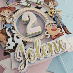 Toy Story Cake Topper Girly Toy Story Cake Topper - Etsy