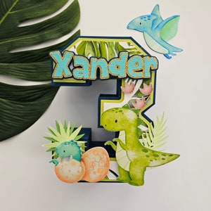 Dinosaur 3D Letters/numbers Dinosaur Party Dinosaur Party Decor - Etsy