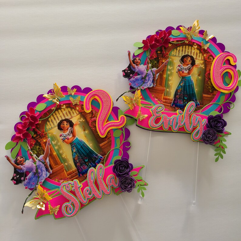 Encanto Cake Topper Encanto Shaker Cake Topper Encanto Party - Etsy