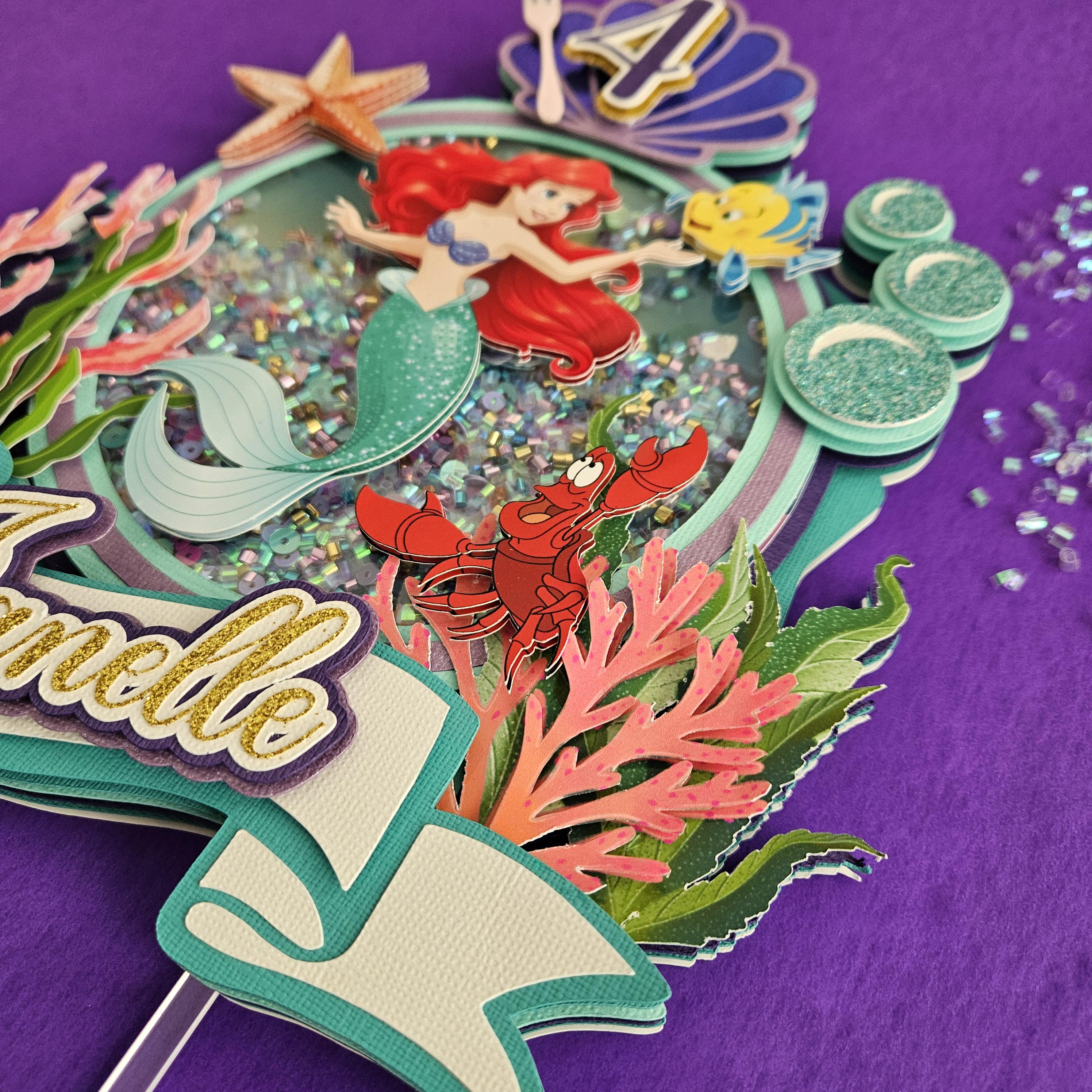 Mermaid Cake Topper - Etsy