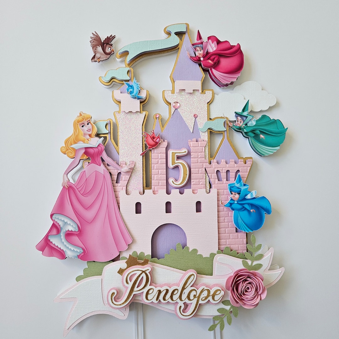 Princess Cake Topper Princess Party - Etsy
