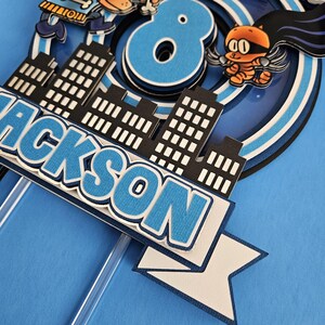 Dog Man Inspired Cake Topper Dog Man Party - Etsy