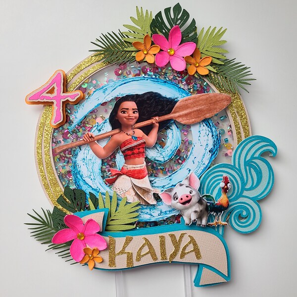 Moana Cake Topper - Etsy