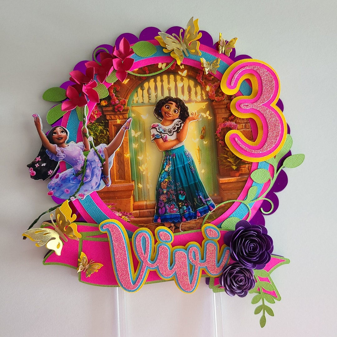 Encanto Cake Topper Encanto Shaker Cake Topper Encanto Party - Etsy