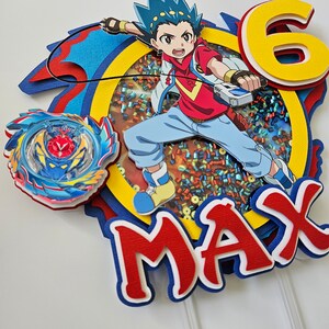 Beyblade Cake Topper Beyblade Party - Etsy