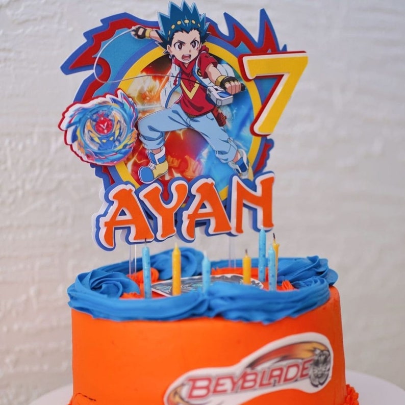 Beyblade Cake Topper Beyblade Party - Etsy