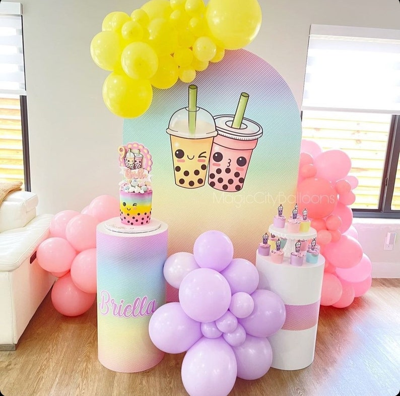 Boba Tea Shaker Cake Topper Boba Cake Topper Boba Party - Etsy