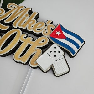 Havana Nights Cake Topper Havana Nights Party Mojito Cake Topper Made ...
