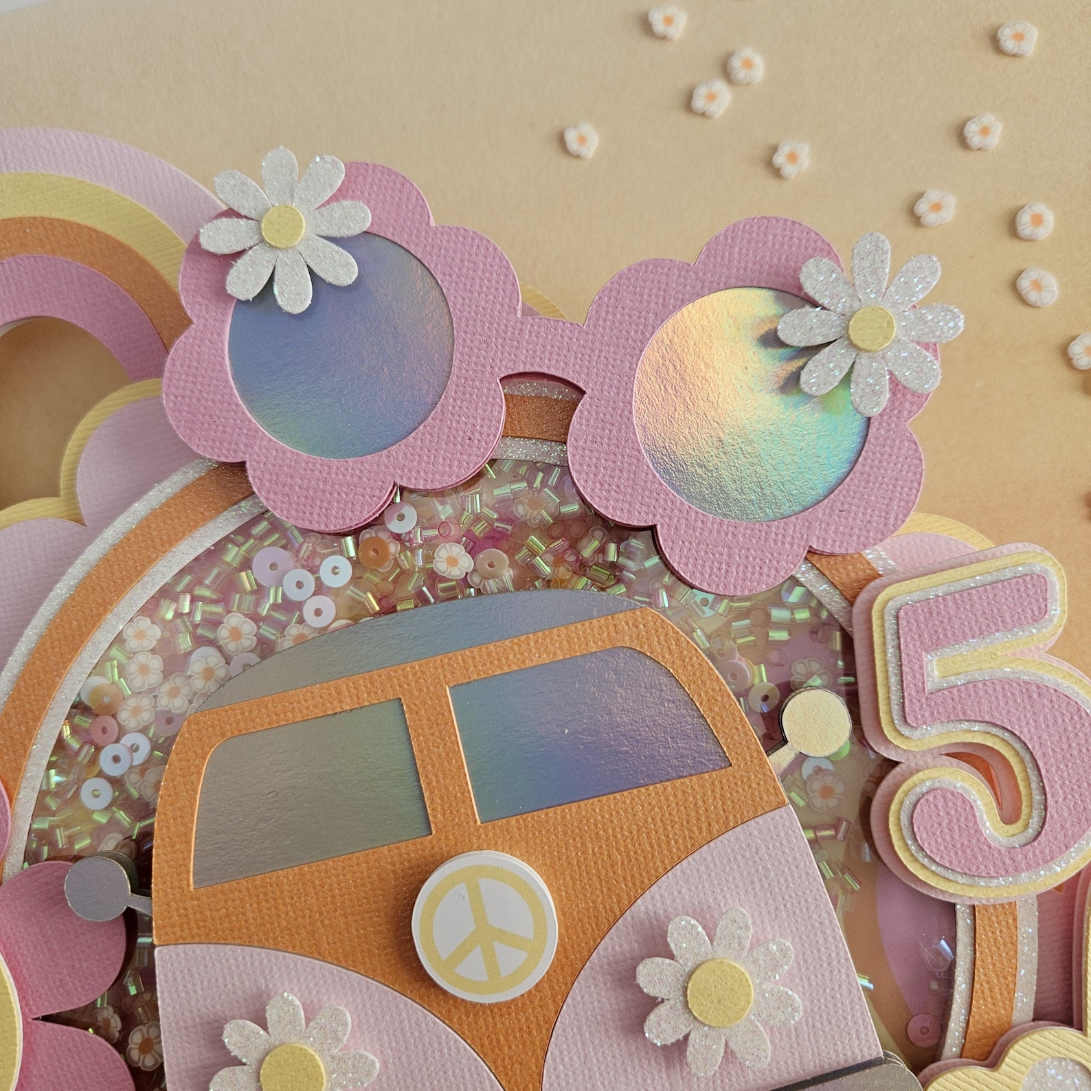 Goovy Cake Topper Daisy Cake Topper Retro Cake Topper Boho Cake Topper ...