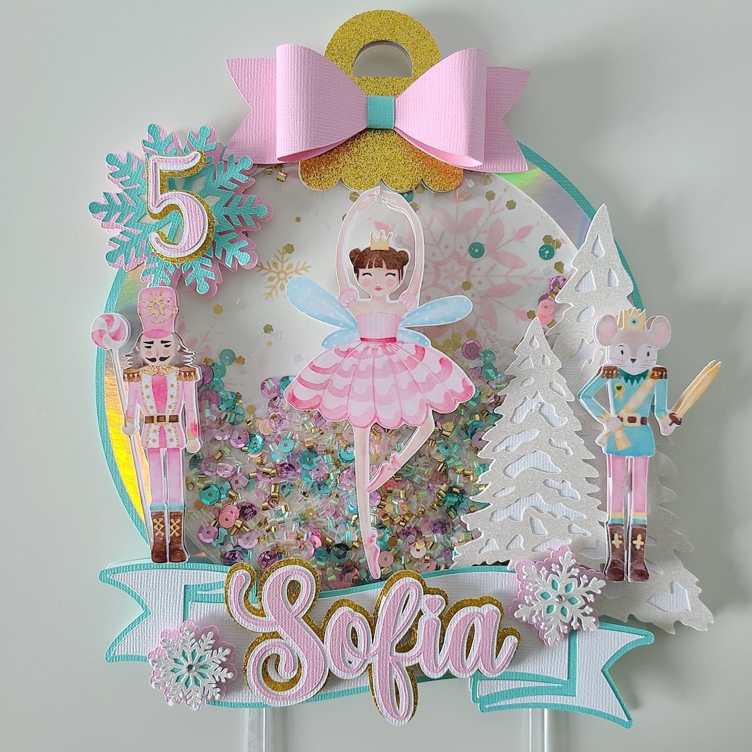Nutcracker Shaker Cake Topper Sugar Plum Fairy Cake Topper Nutcraker ...