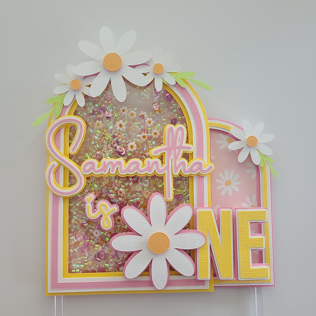 Daisy Cake Topper Girly Cake Topper Boho Cake Topper First Birthday - Etsy