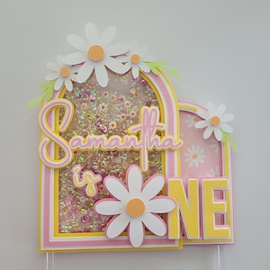 Daisy Cake Topper Girly Cake Topper Boho Cake Topper First Birthday - Etsy