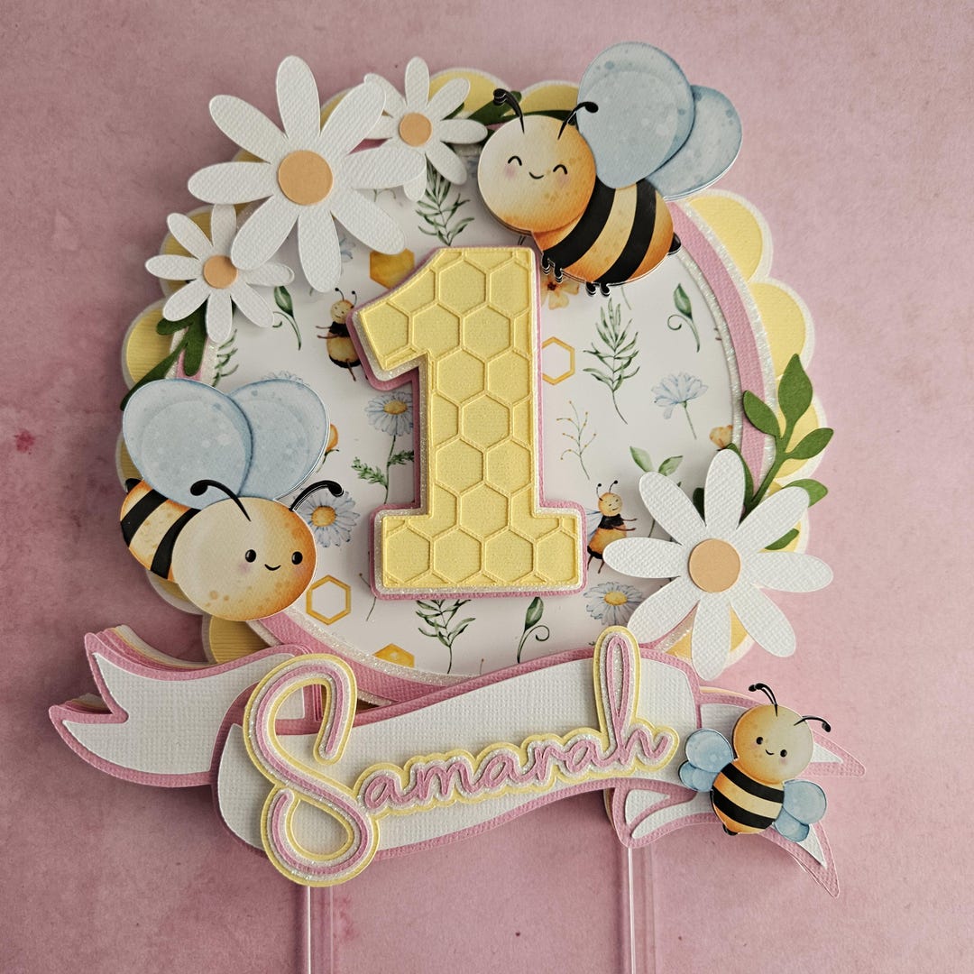 Bee Cake Topper so Sweet to Bee One Cake Topper First Birthday Bee ...