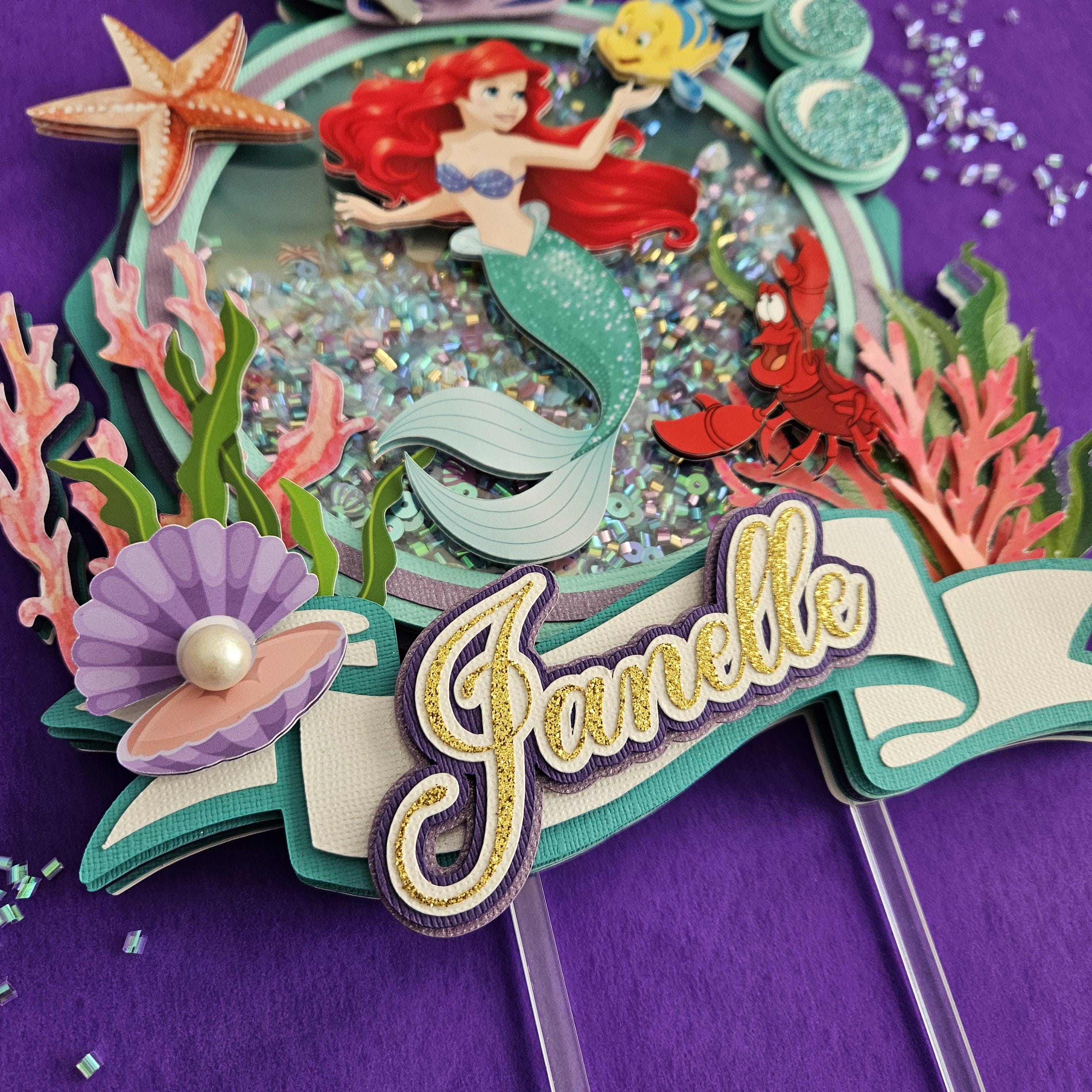 Mermaid Cake Topper - Etsy