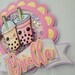 Boba Tea Shaker Cake Topper Boba Cake Topper Boba Party - Etsy