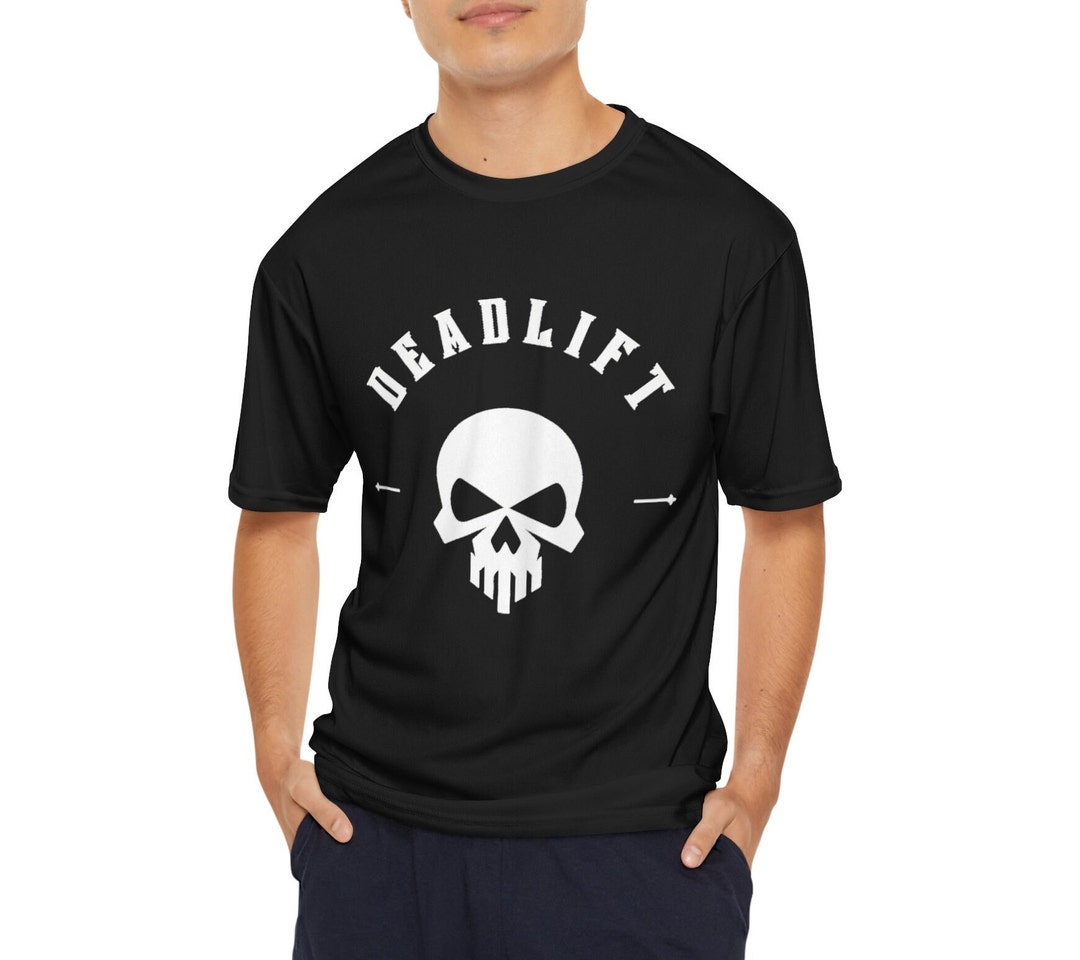 Deadlift Skull Shirt, Skull Workout Shirt, Bodybuilding Shirt, Gym ...