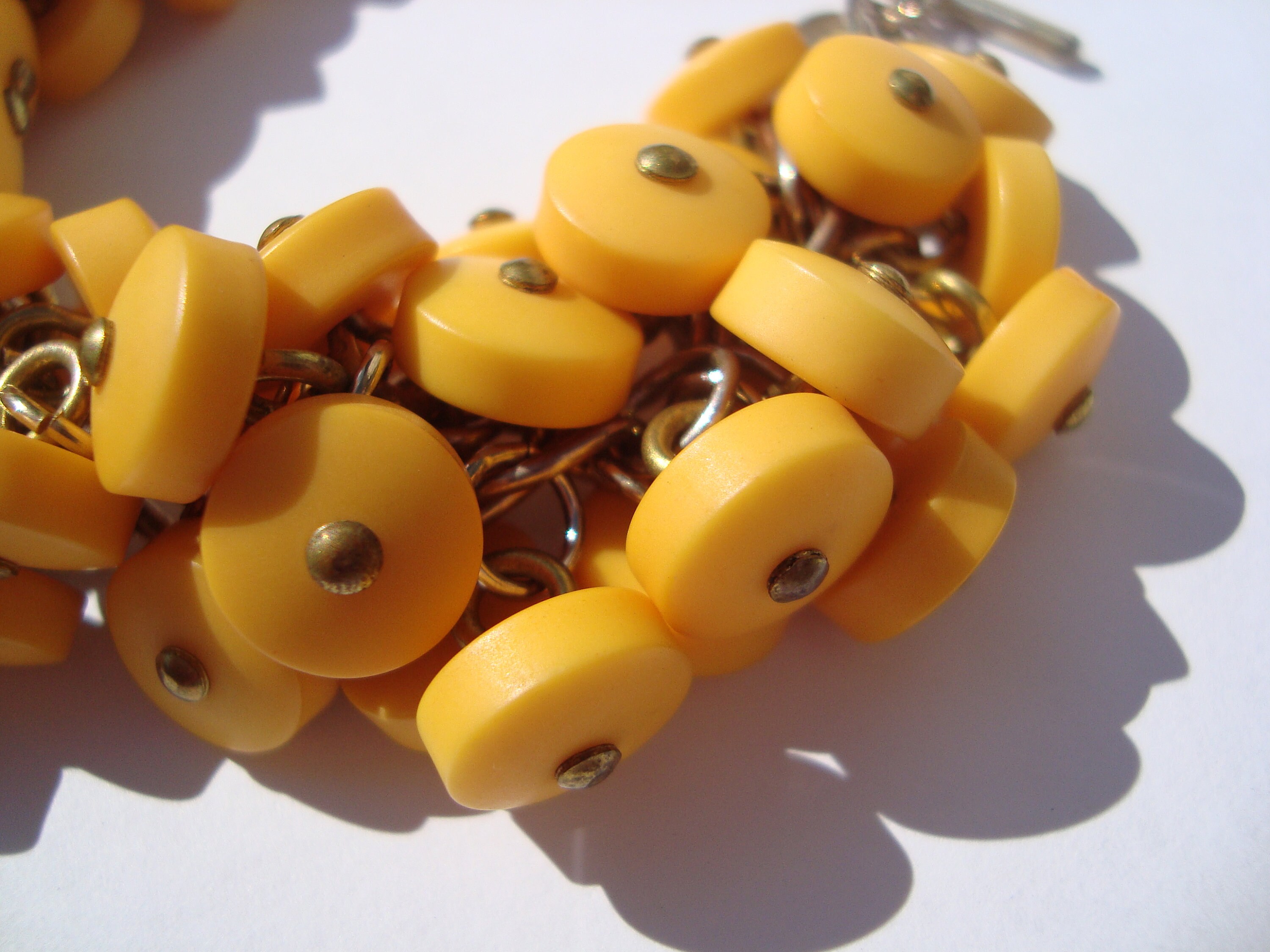 Amazing Fun Vintage Bakelite Button Charm Bracelet 50 Plus Buttons ...
