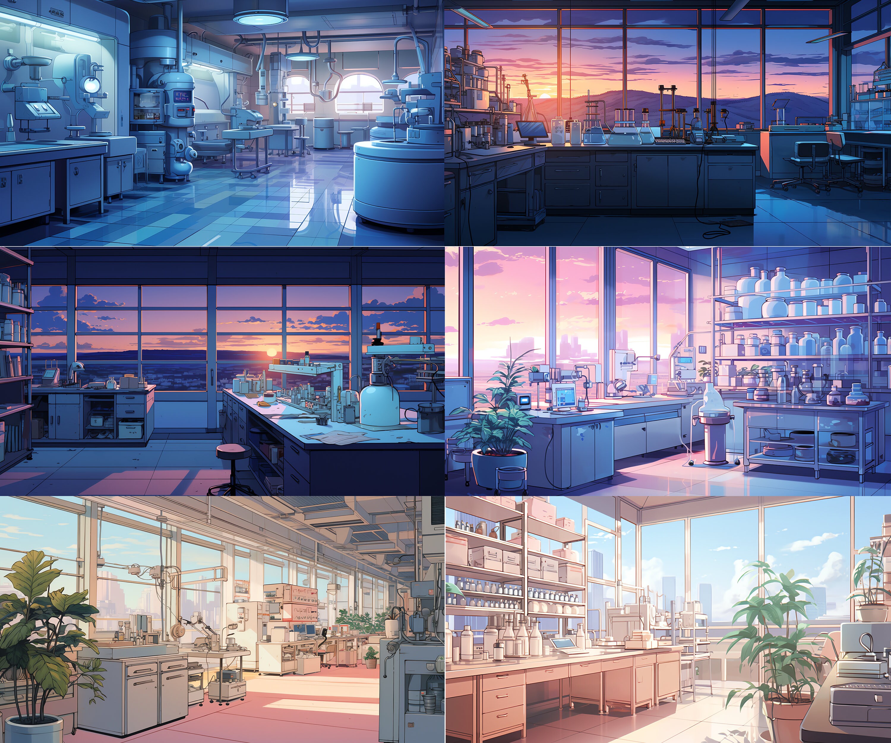 Lab Vtuber Background Bundle Virtual Background Streaming - Etsy