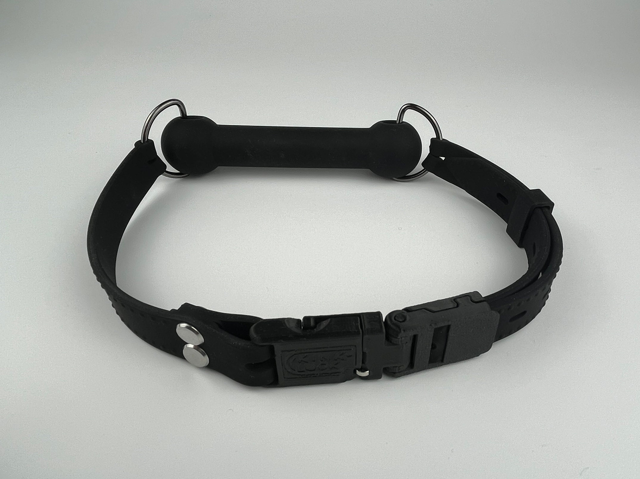 Silicone Dog Bone Gag With Kink-lock Quick Release - Etsy