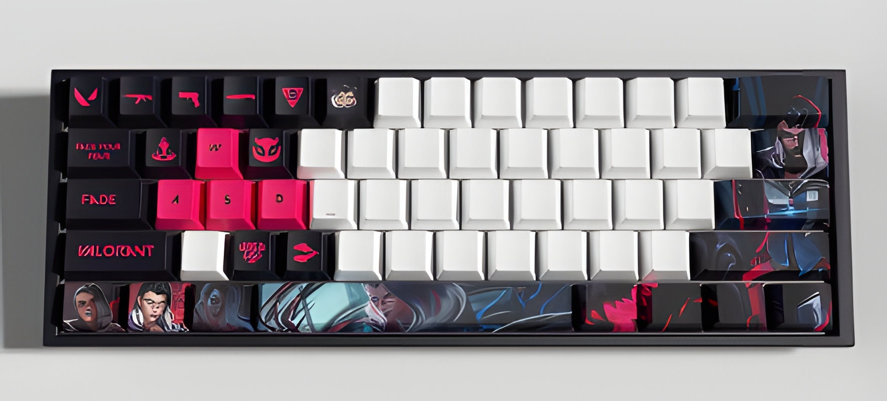 Valorant Fade Keycaps FULL SET Custom Keycaps Sage Full Set - Etsy UK