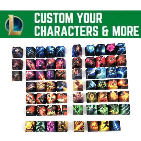 League of Legends Keycaps - Etsy
