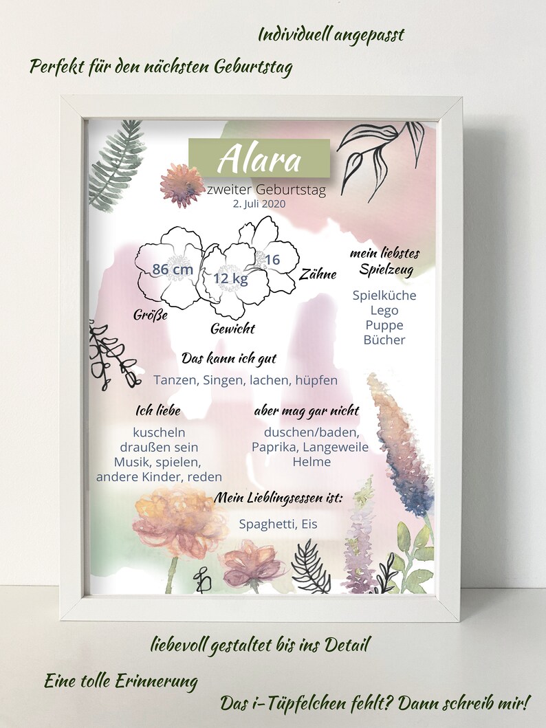 Milestone Board, Birth Board, 1st, 2nd, 3rd, 4th, 5th, 6th, 7th, 8th ...