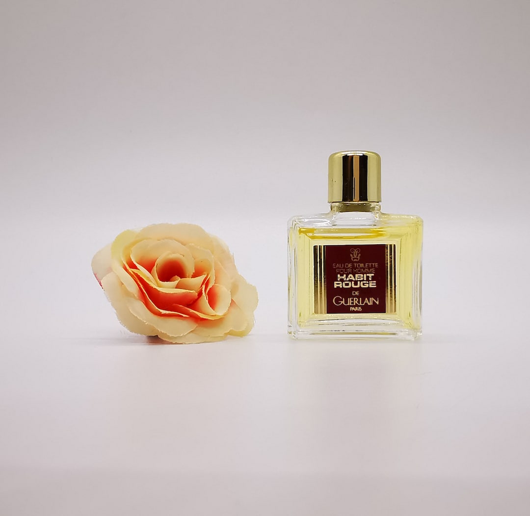 Guerlain "habit Rouge" (1965) Pour Homme MINIATURE Perfume for Him. EDT ...