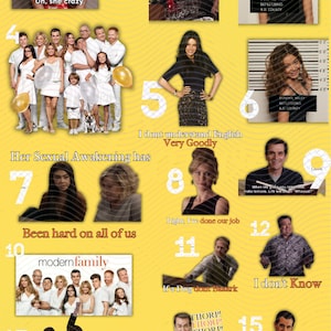 Ultimate Modern Family Fan Sticker Pack - Etsy