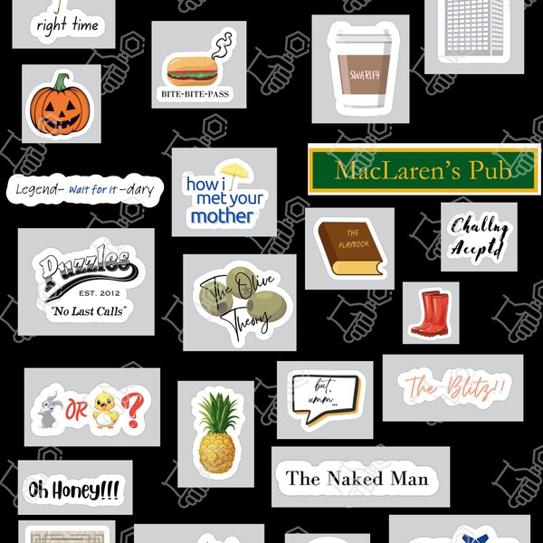Himym Stickers - Etsy