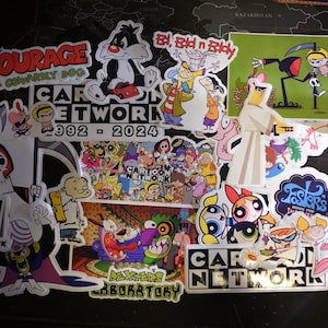 Cartoon Network Stickers & Magnets| Logo | Waterproof Nostalgia Decals ...