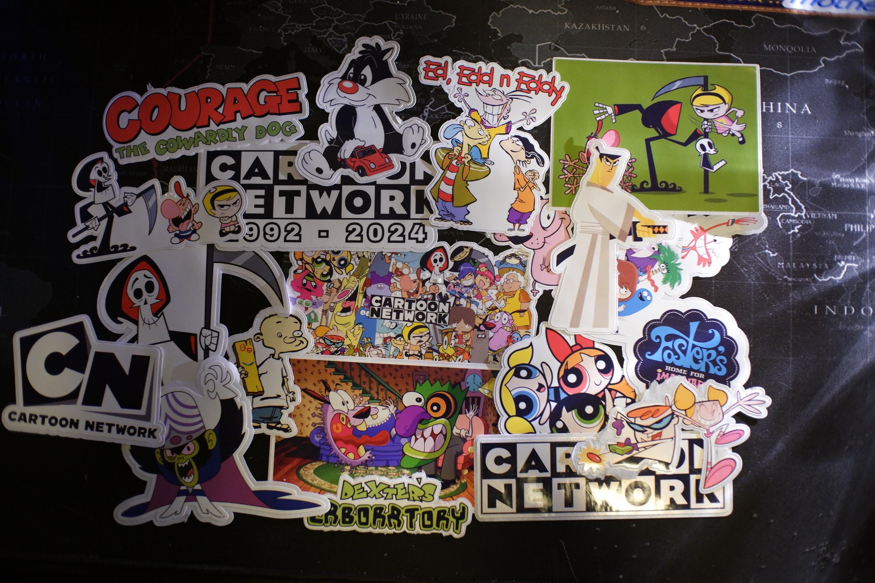 Cartoon Network Stickers & Magnets| Logo | Waterproof Nostalgia Decals ...