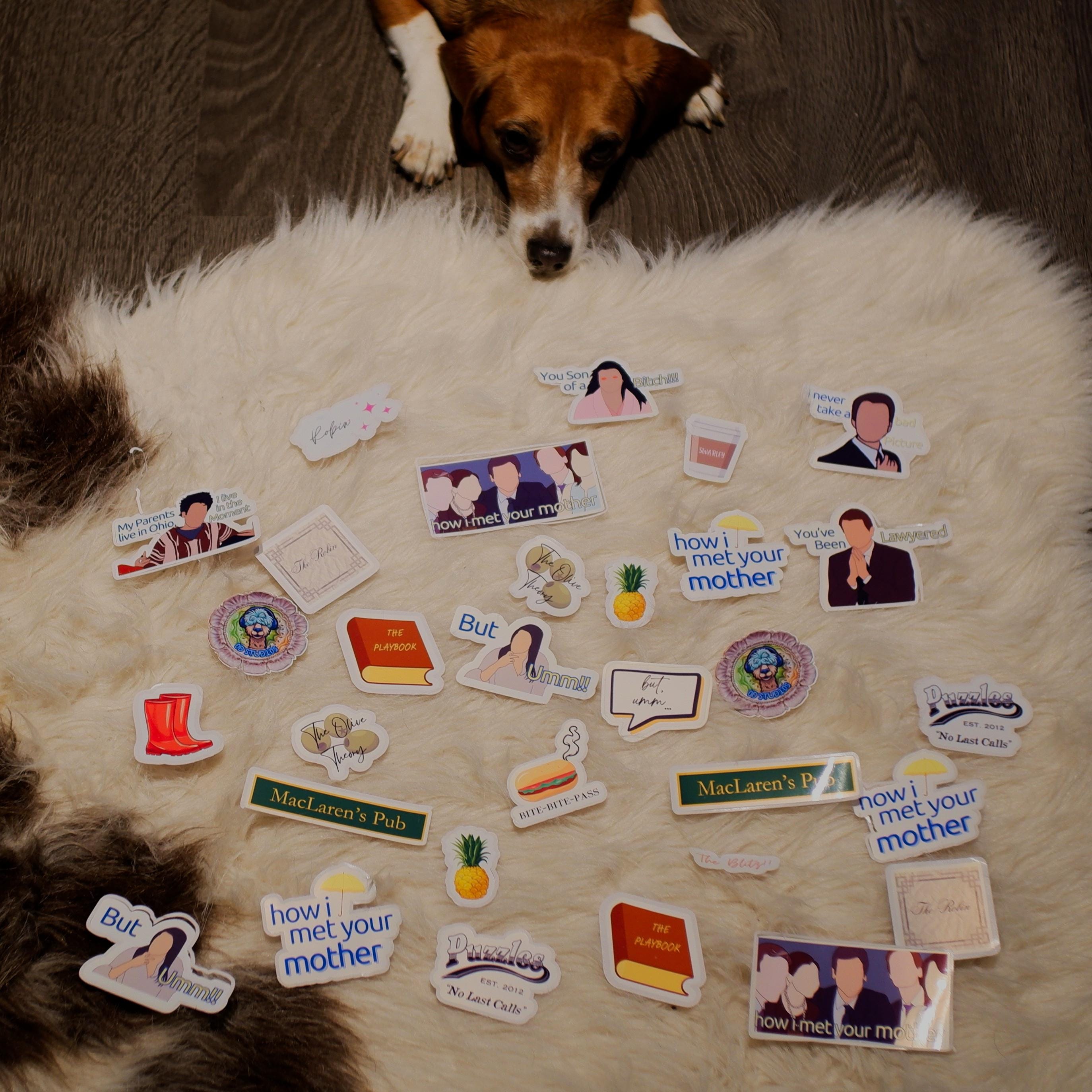 How I Met Your Mother Stickers and Magnet | HIMYM Collections | Holiday ...