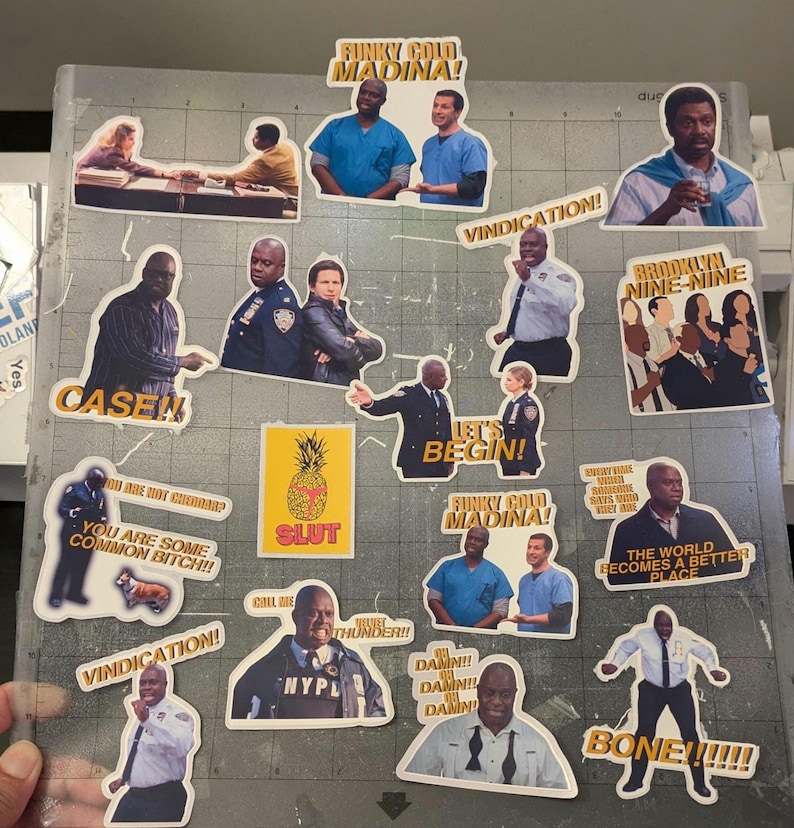 Cp. Holt Stickers Brooklyn Nine Nine | Waterproof Stickers for Everyday ...