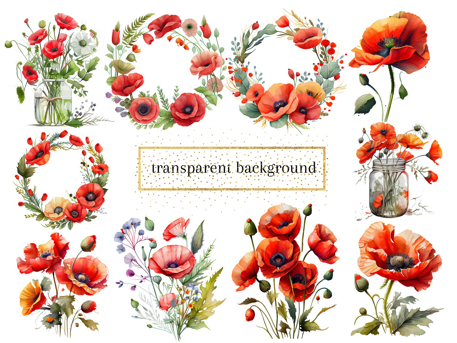 Poppy Clipart, Poppy Flower Clipart, Poppy PNG, Poppy Flower PNG, Poppy ...