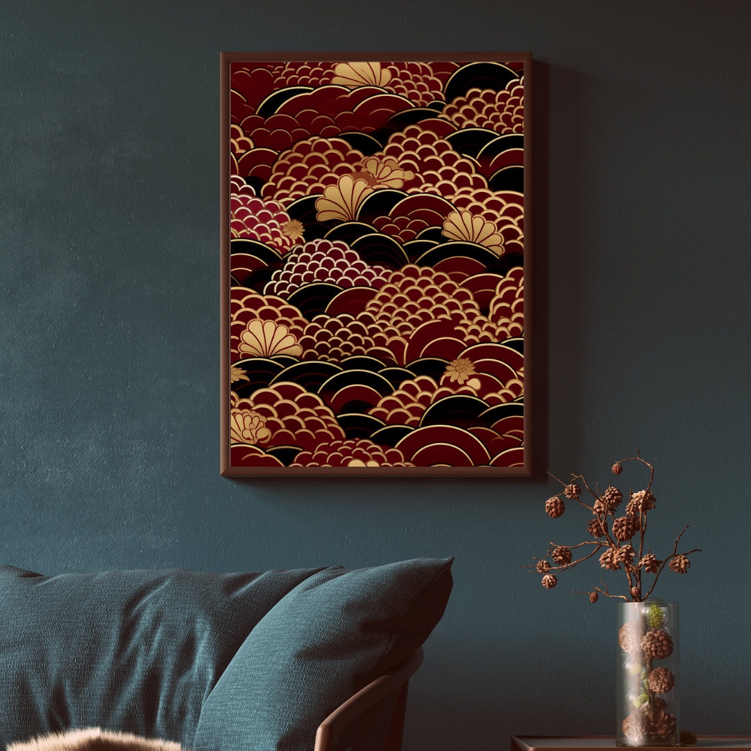 8 Traditional Japanese Chiyogami Patterns Chiyogami Paper Seamless ...