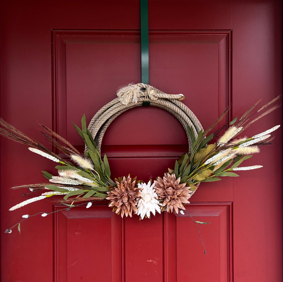 Cowboy Rope Wreath - Etsy