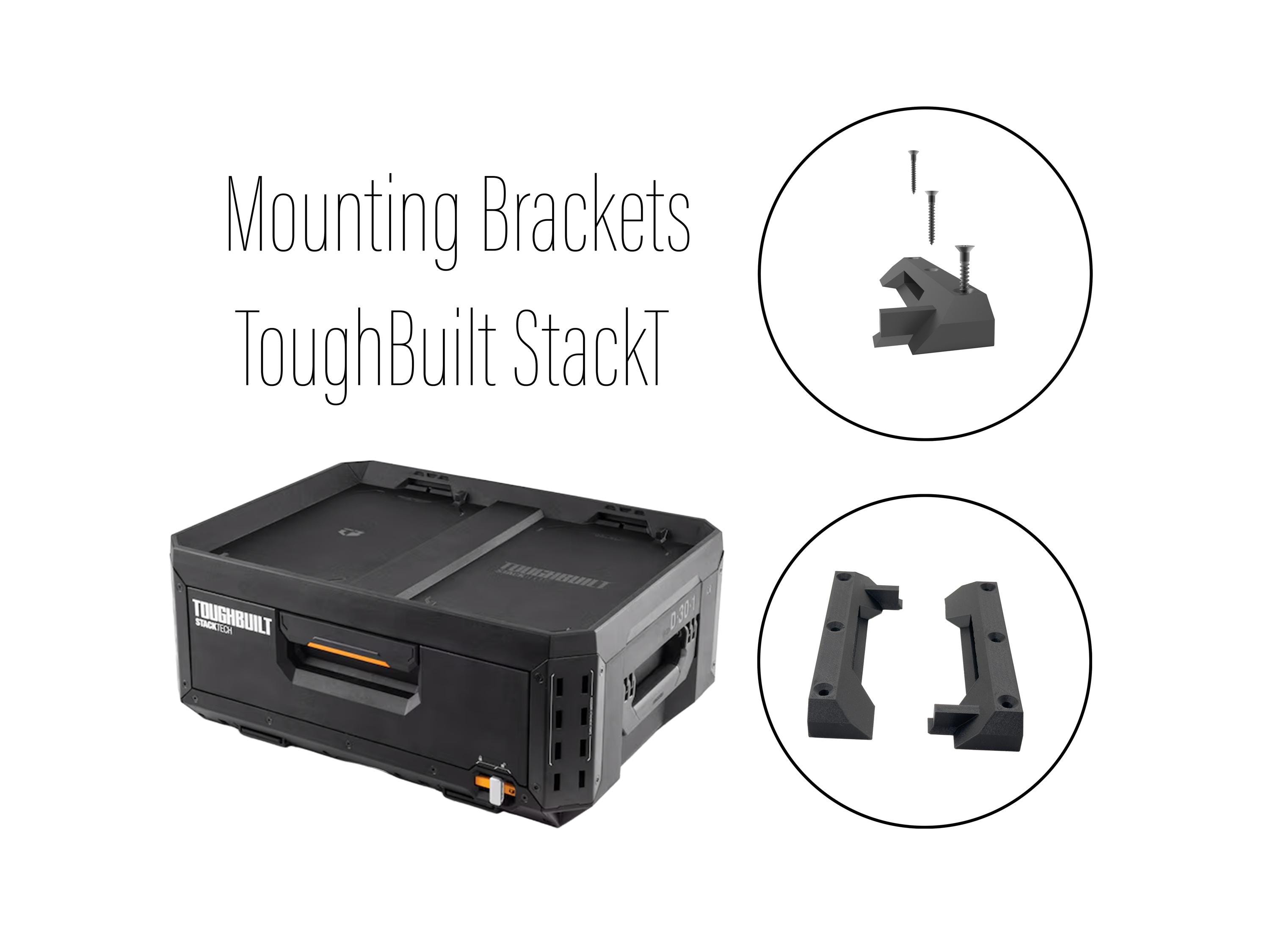 Mounting Brackets/cleats for Toughbuilt Stacktech. Tools and Equipment ...