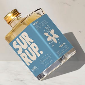 Surrup. Vanilla Flavored Simple Syrup for Cocktails, Mocktails, Coffee ...